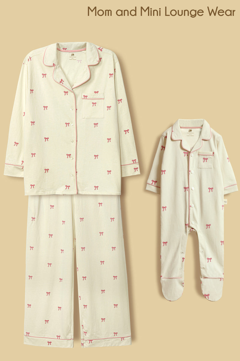 Mom and Mini Bows Printed Loungewear-Bundle of 2 – Tifl